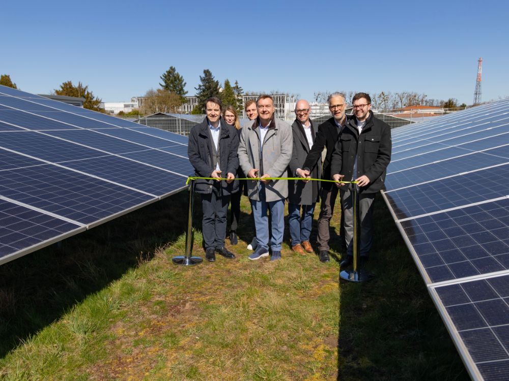 Feierliche Eröffnung der Photovoltaik-Anlage