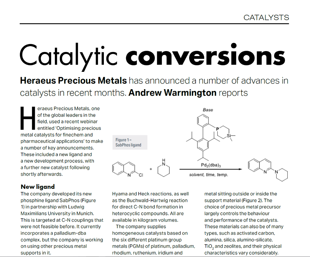Publication: Catalytic Conversions